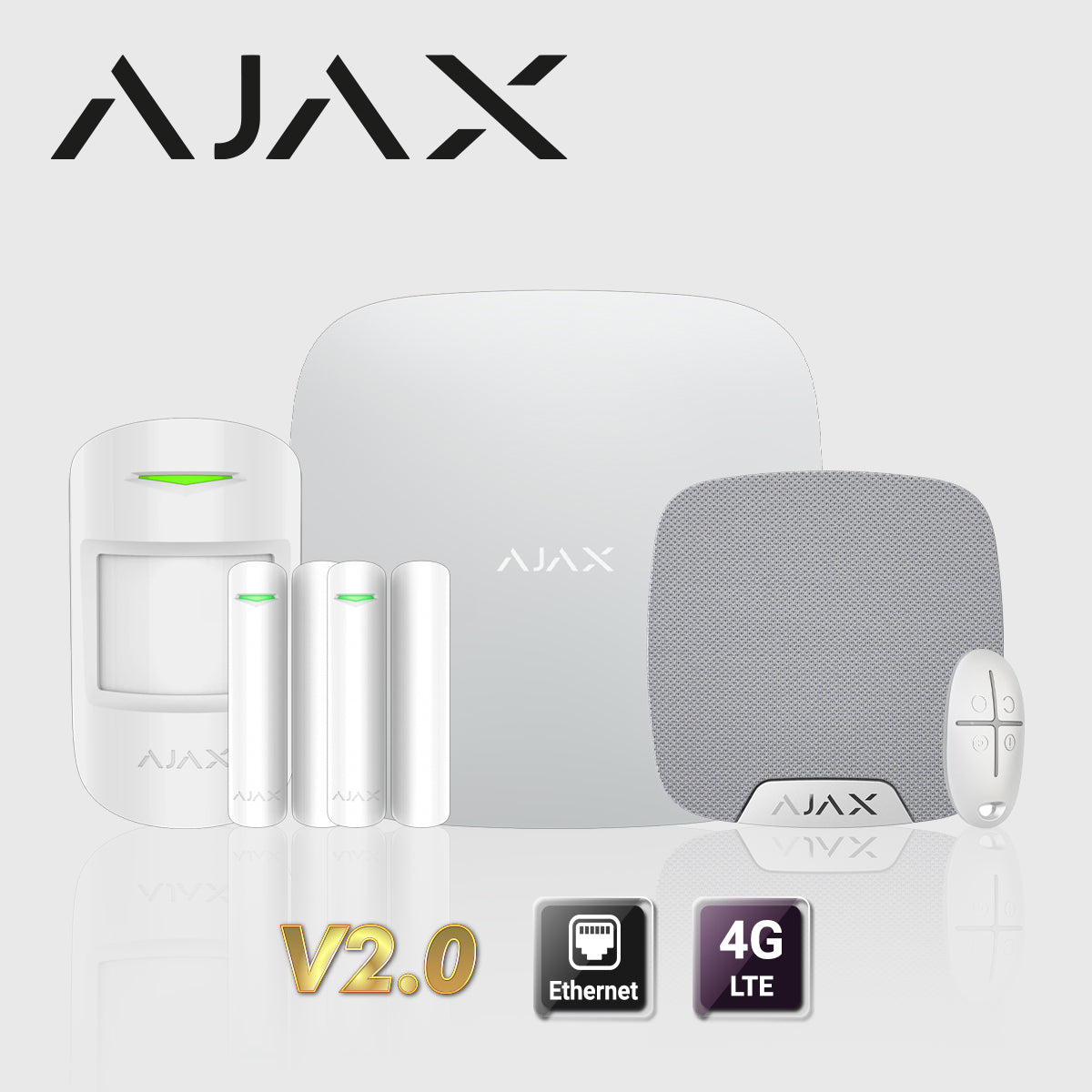 Ajax Hub2(4g)homesiren – radioelectronicsenlinea.mx